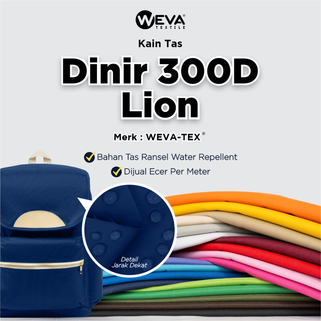 Jual DIORA 300 Bahan Kain Tas Dinir 300D Lion/ Bahan Tas Dompet/ Bahan ...