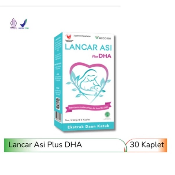 Jual Mecosin Lancar Asi Plus DHA 30 Caplet | Shopee Indonesia