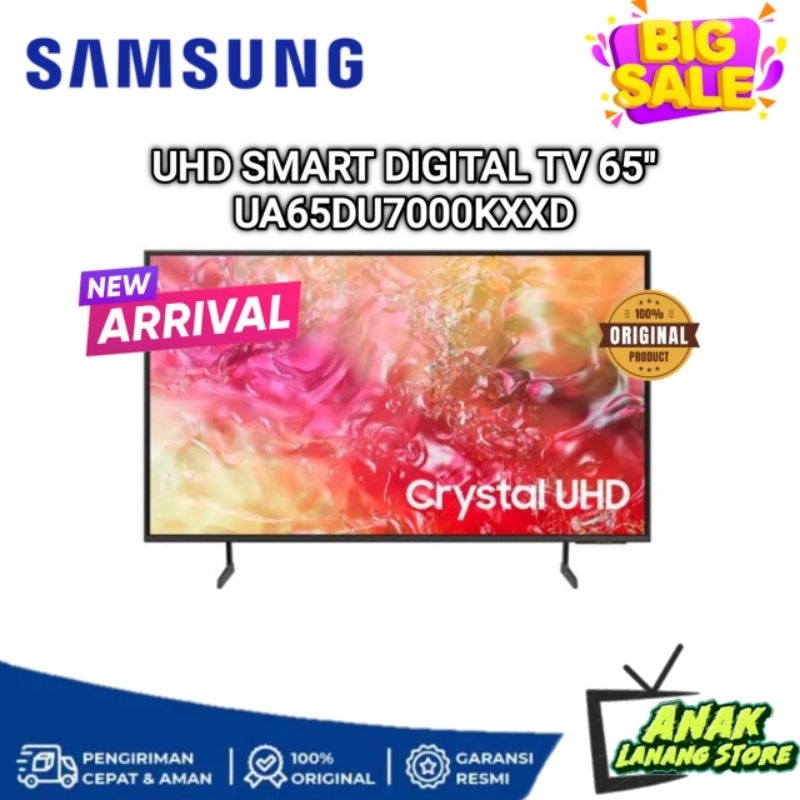 Jual SAMSUNG UHD SMART TV 65 INCH UA65DU7000 4K UHD DIGITAL SMART TV ...