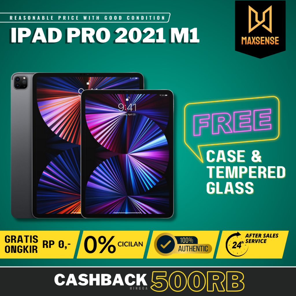 Jual iPad Pro M1 Chip 11" & 12.9" inch 2021 WiFi Cellular 1TB 512GB ...