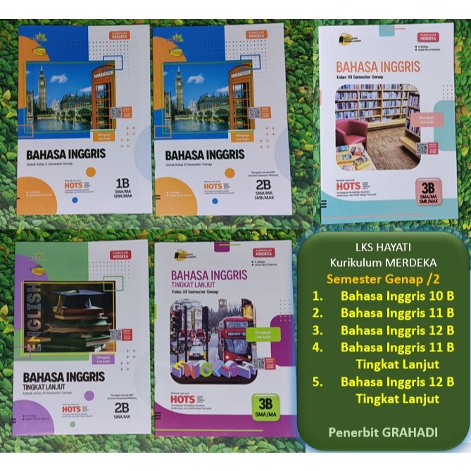 Jual LKS Bahasa Inggris SMA MA SMK Kelas 10 11 12 Semester 2 Kur Merdeka | Shopee Indonesia