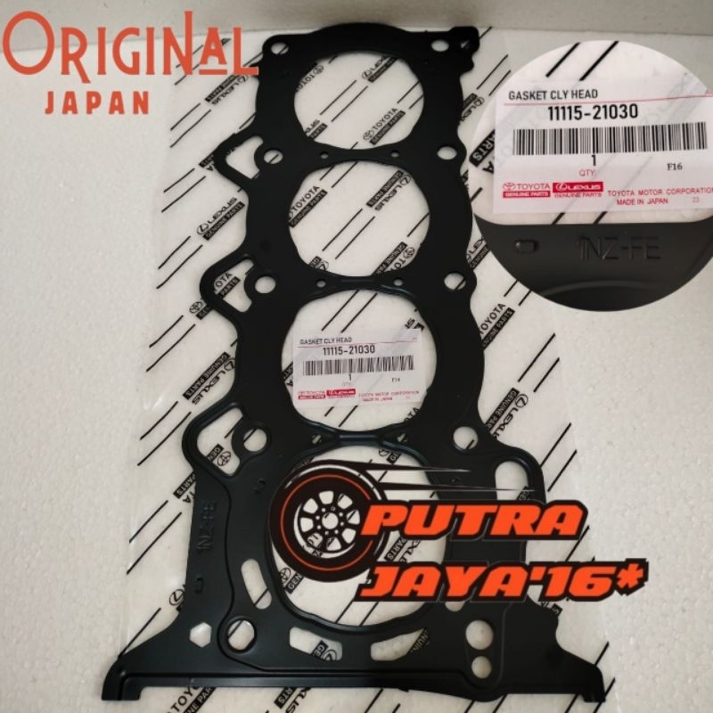 Jual PAKING PACKING GASKET CYLINDER HEAD KOP DEKSEL VIOS YARIS 2003-2013 1NZ JAPAN | Shopee ...