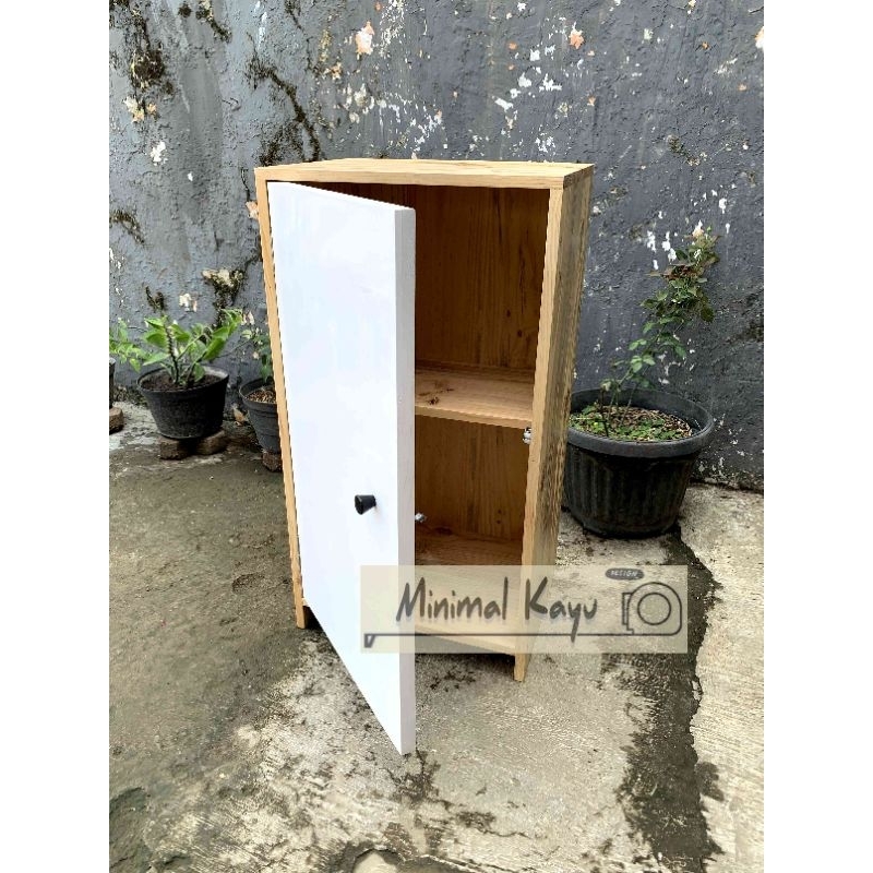 Jual Lemari kecil minimalis / Lemari Kabinet multifungsi Full kayu jati ...
