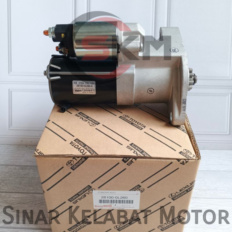 Jual DINAMO STARTER ASSY BARANG ASLI TOYOTA HILUX REVO 2GD 28100-0L260 ...