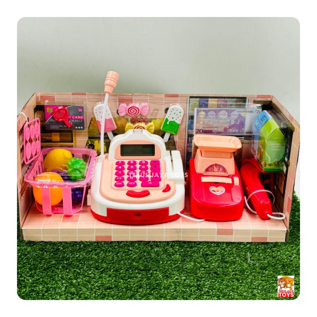 Jual MAINAN KASIR KASIRAN CASH REGISTER BESAR | Shopee Indonesia
