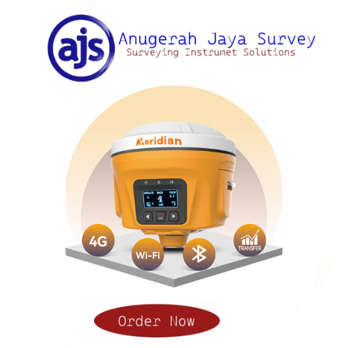 Jual GPS Geodetik Meridian M7 GNSS Receiver IMU 120 Internal Radio 18 ...