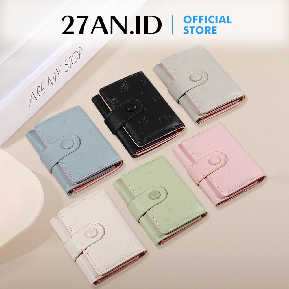 Jual (27AN.ID) Dompet lipat Wanita Mini 897 Dompet Cewek Kekinian Motif Embos Cantik Dompet Lucu ...