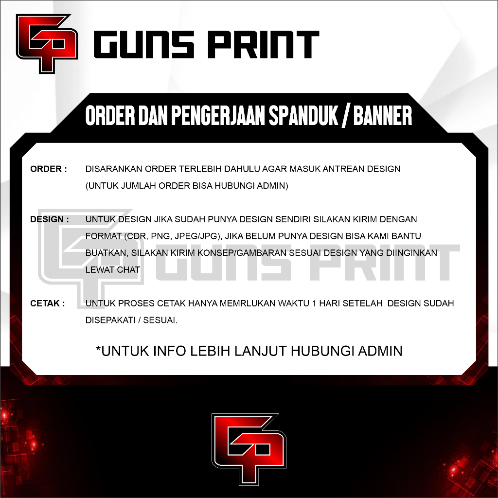 Jual SPANDUK BANNER BALIHO PROMOSI MURAH & CEPAT | PER METER ( 1 m ...