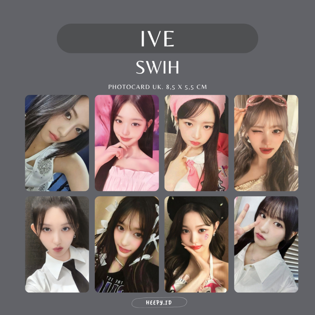 Jual [IVE] UNOFFICIAL PHOTOCARD IVE SO WHAT I HAVE | Shopee Indonesia