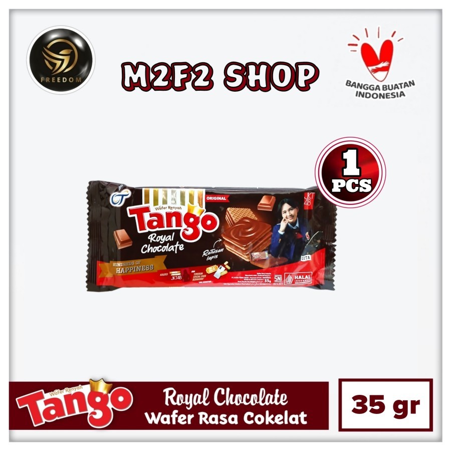 Jual Tango Wafer Royal Chocolate BITE SIZE | Krim Cokelat - 35 gr ...