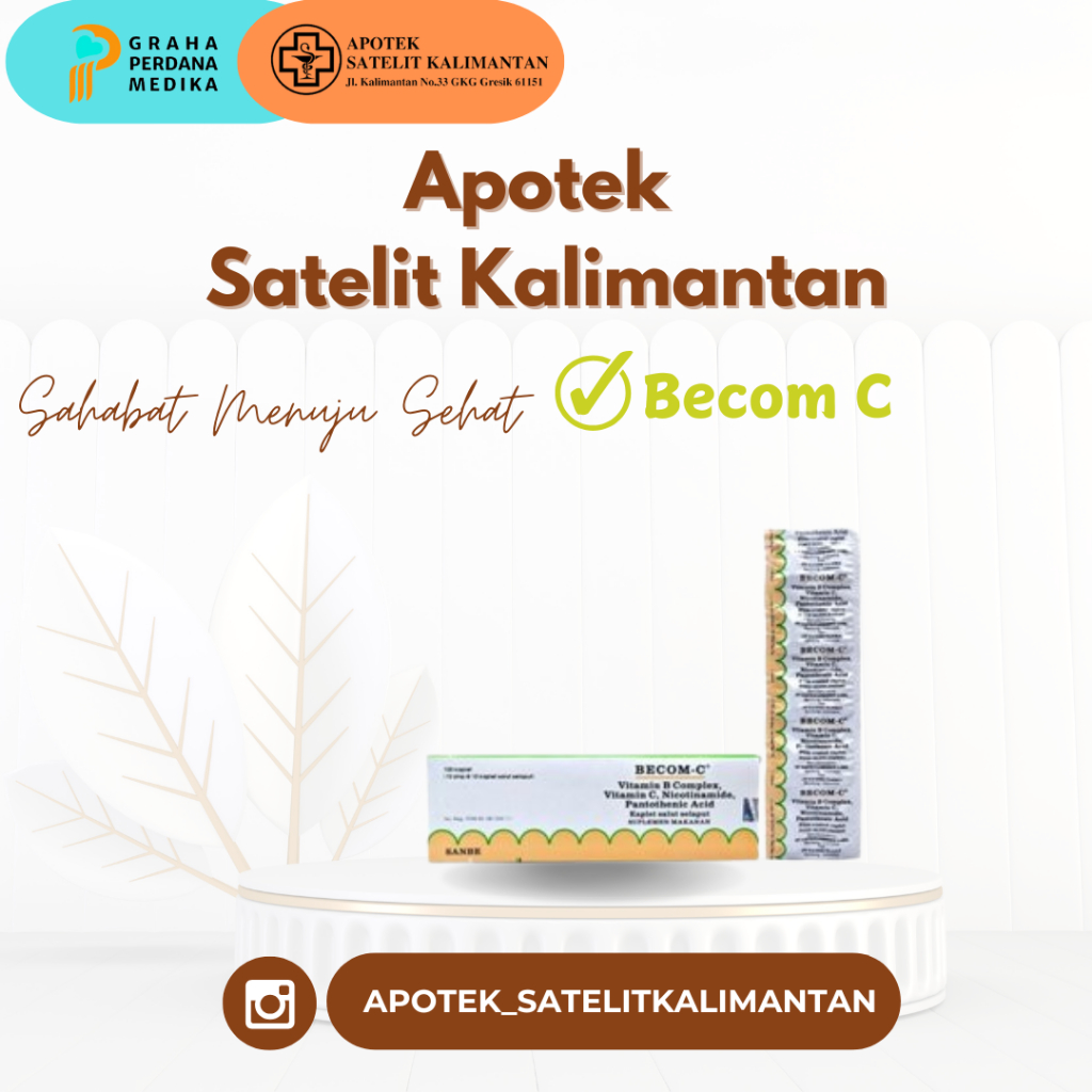 Jual BECOM C TAB / multivitamin / suplemen daya tahan tubuh | Shopee ...