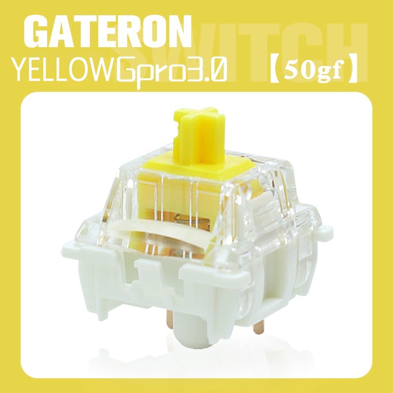 Jual Gateron G Pro Yellow 2.0 Switch Linear Switch Mechanical Keyboard ...