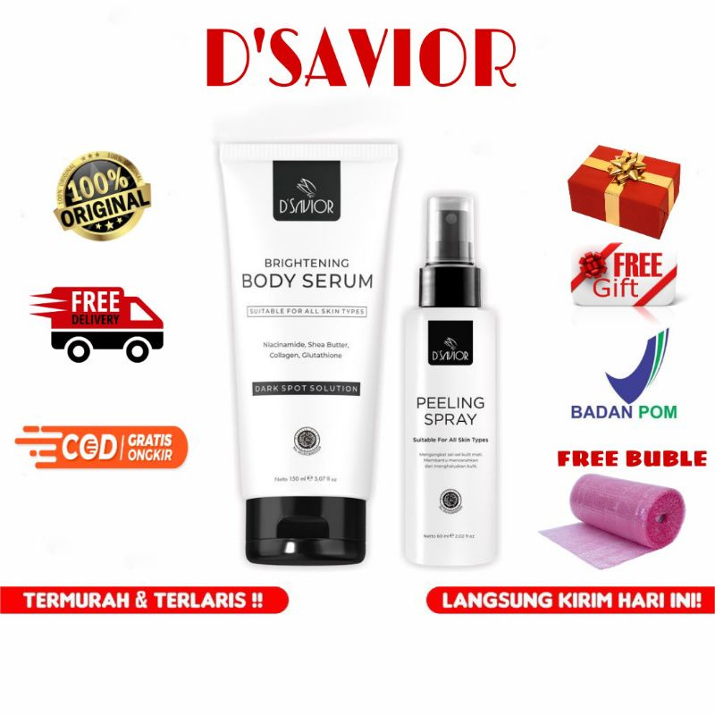 Jual ️agenskincareviral ️DSavior Body Whitening [Jaminan Original ...