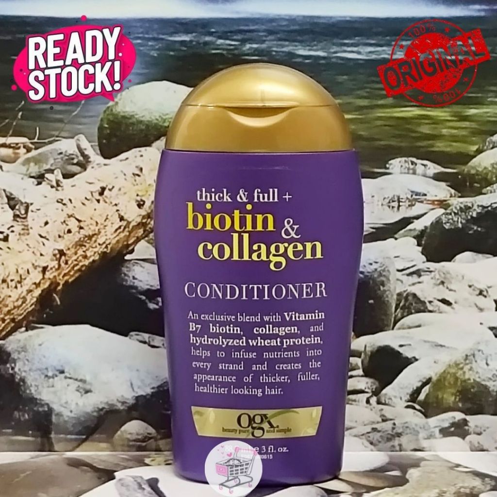 Jual (100% ORIGINAL) 0GX - Thick & Full + Biotin & Collagen Conditioner ...