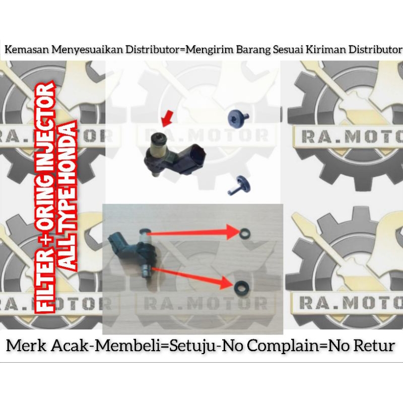 Jual [Baca Deskripsi] Filter/Saringan+Oring Injector/Injeksi Motor ...