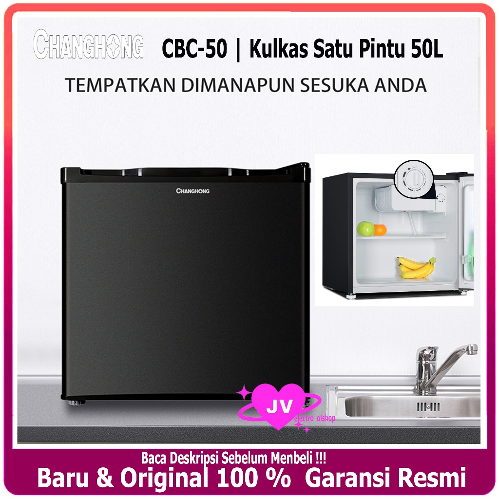 Jual Kulkas Mini Bar CHANGHONG CBC50 / Kulkas Portable - Lemari ES Mini ...