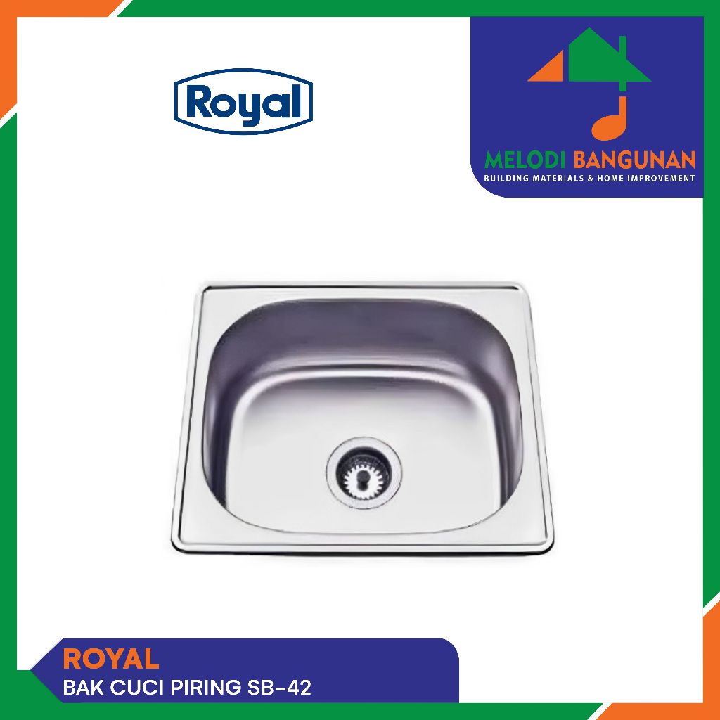 Jual Royal - Sink + Bak Cuci Piring Sb 42 + Sb42 + Sb-42 Stainless ...