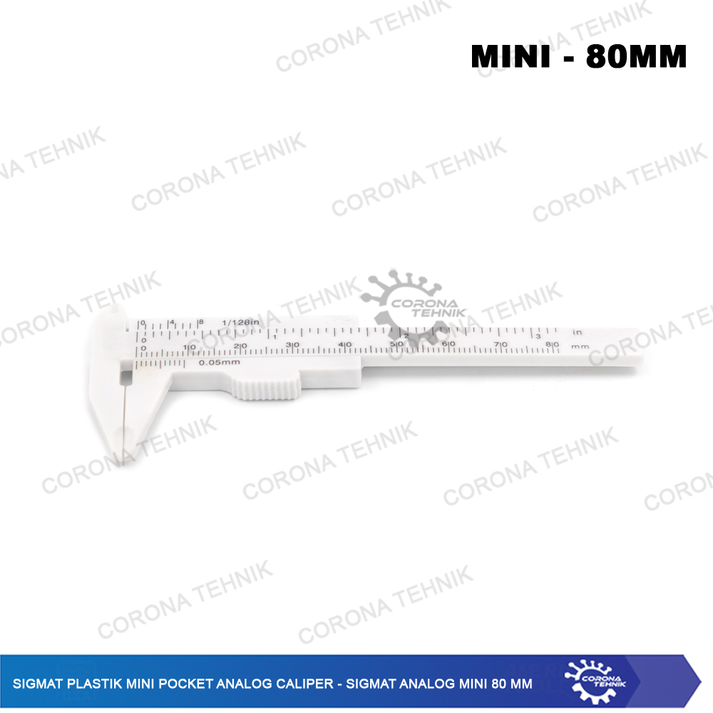 Jual Sigmat Analog Mini 80 mm - Sigmat Plastik Mini Pocket Analog Caliper | Shopee Indonesia