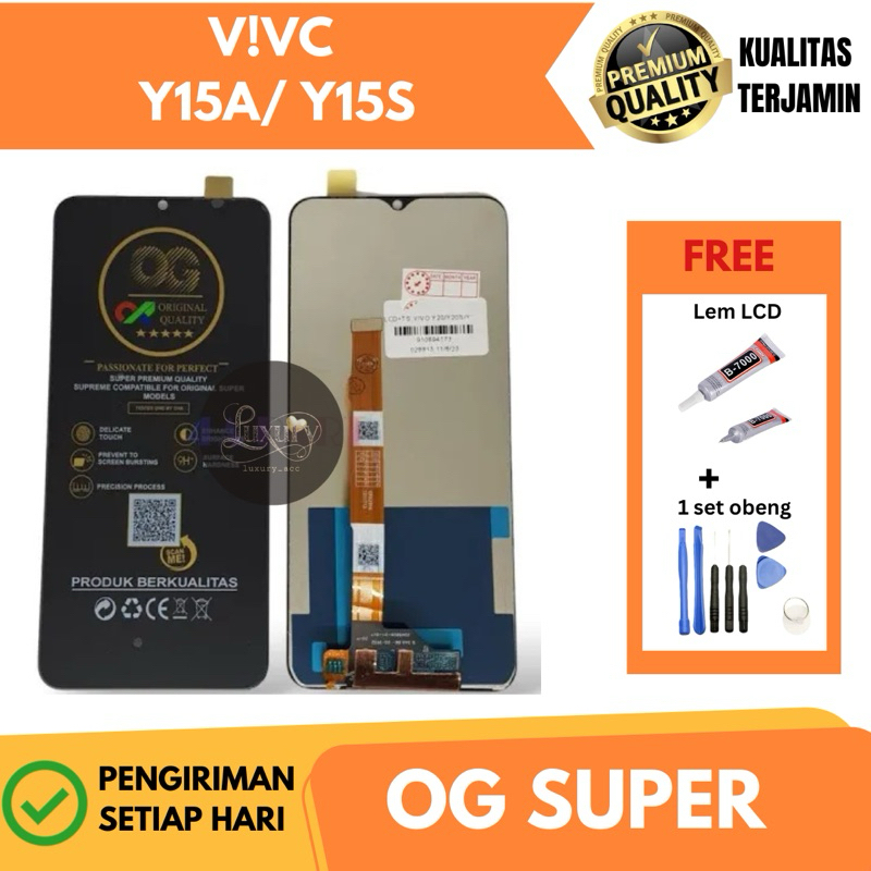 Jual Lcd Touchscreen VIVO Y15A/ Y15S Original Fullset Free lem dan ...