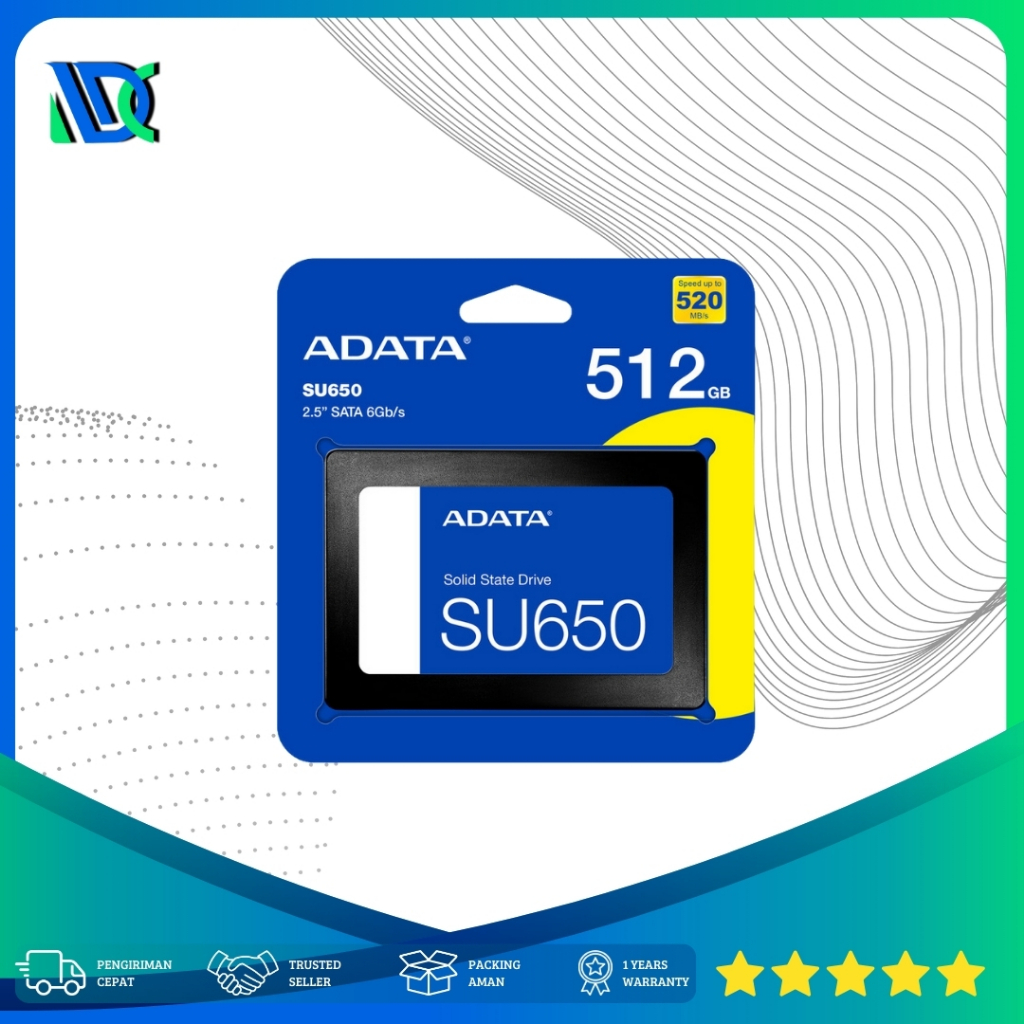 Jual SSD ADATA SU650 512GB - SSD SATA 3 / SSD SATA III - SSD 2.5 inch ...