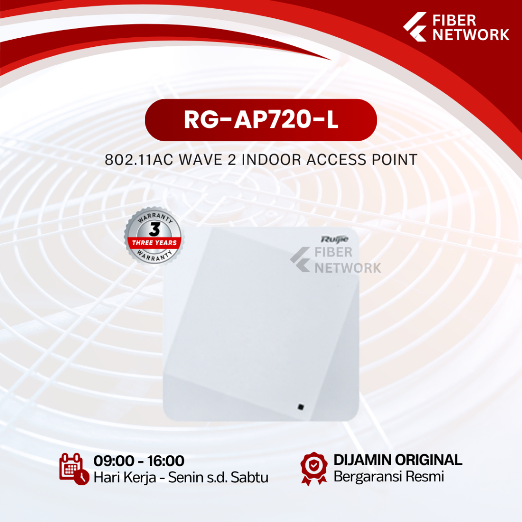 Jual RG-AP720L RUIJIE ENTERPRISE INDOOR 802.11AC WAVE 2 ACCESS POINT ...
