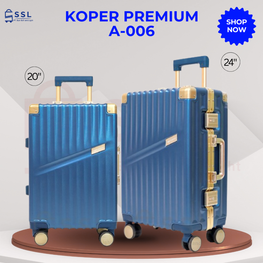 Jual Koper Premier Full Polycarbonate 20 Inch 24 Inch 28 Inch TSA Lock ...