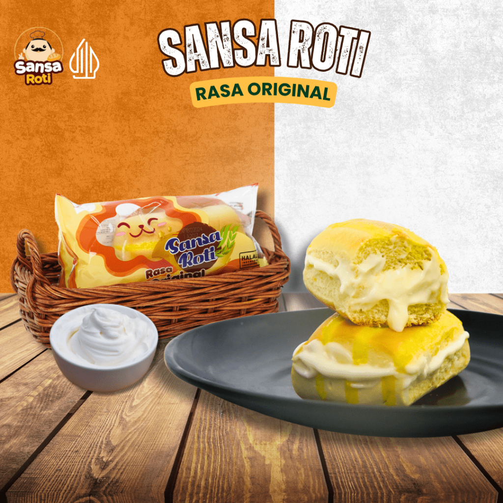 Jual Sansa Roti - Rasa Original isi 15 Pcs FREE 3 Pcs | Roti Sarapan ...