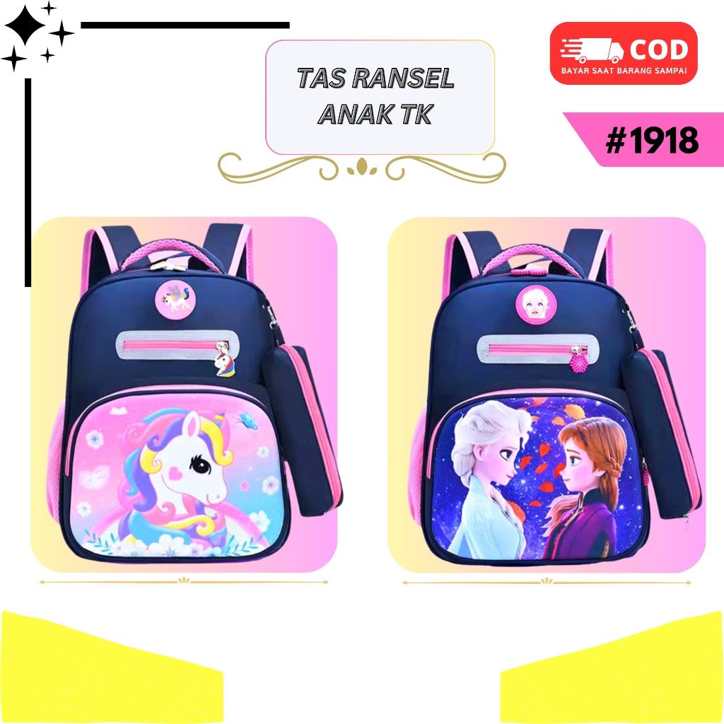 Jual Tas Ransel Anak Sekolah TK / Paud Perempuan Untuk anak Cewek TK/PAUD 1918 | Shopee Indonesia