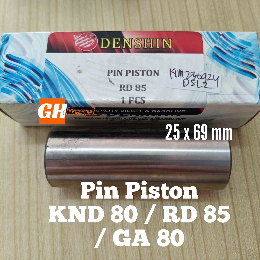 Jual PIN PEN PISTON SEKER MESIN DIESEL KUBOTA KND 80 / RD 85 / GA 80 25 x 69 mm | Shopee Indonesia