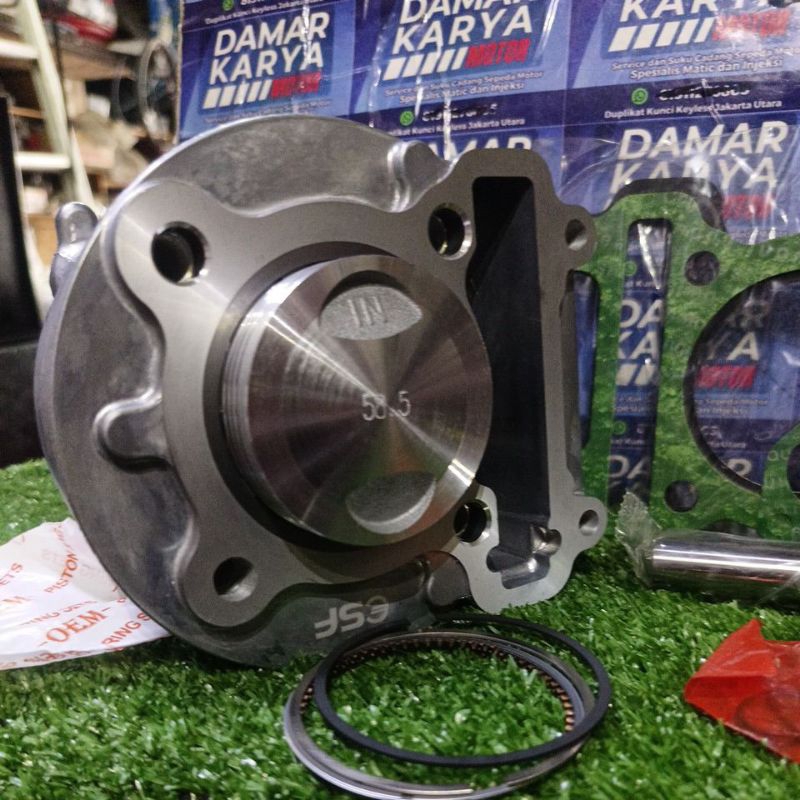 Jual BLOK SEHER MIO BORE UP 58.5 BORING BLOK MIO SMILE SPORTY BORE UP 58.5 ESF | Shopee Indonesia