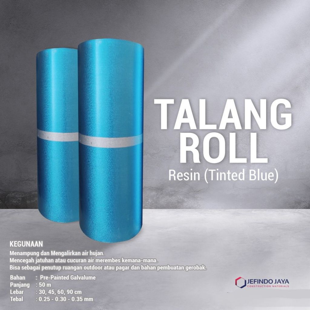 Jual SENG TALANG PLAT ROLL - TALANG GALVALUM RESIN 50M | Shopee Indonesia
