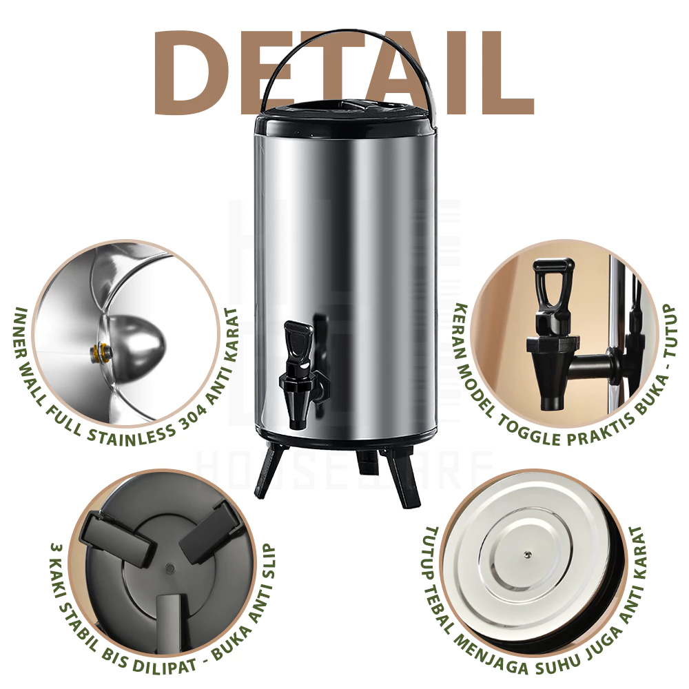 Jual Dispenser Air Minum Serbaguna Termos Stainless Steel Termos Air ...