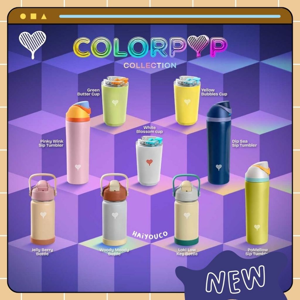 Jual Tumbler Kopi Kenangan Color Pop Sip Collection 2024 Edition ...