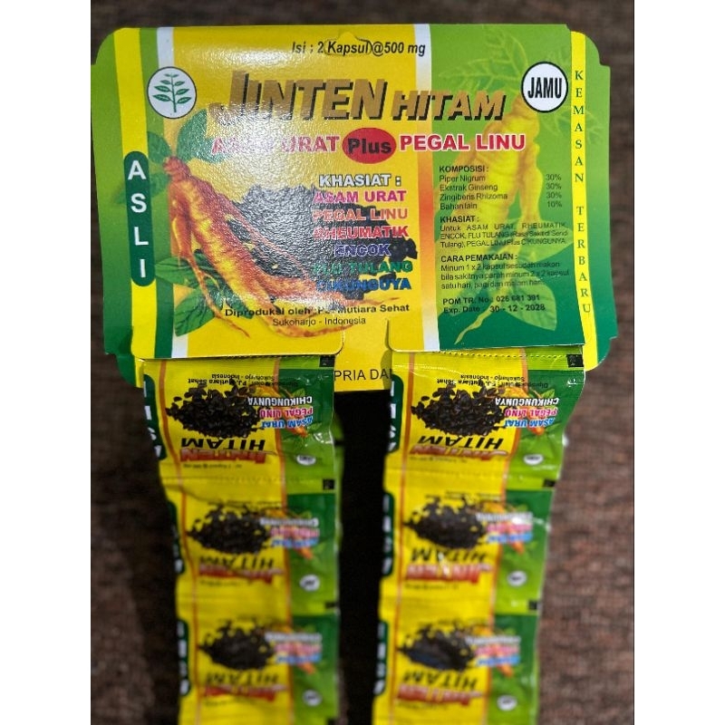 Jual JINTEN ORIGINAL KAPSUL (ASAM URAT) | Shopee Indonesia