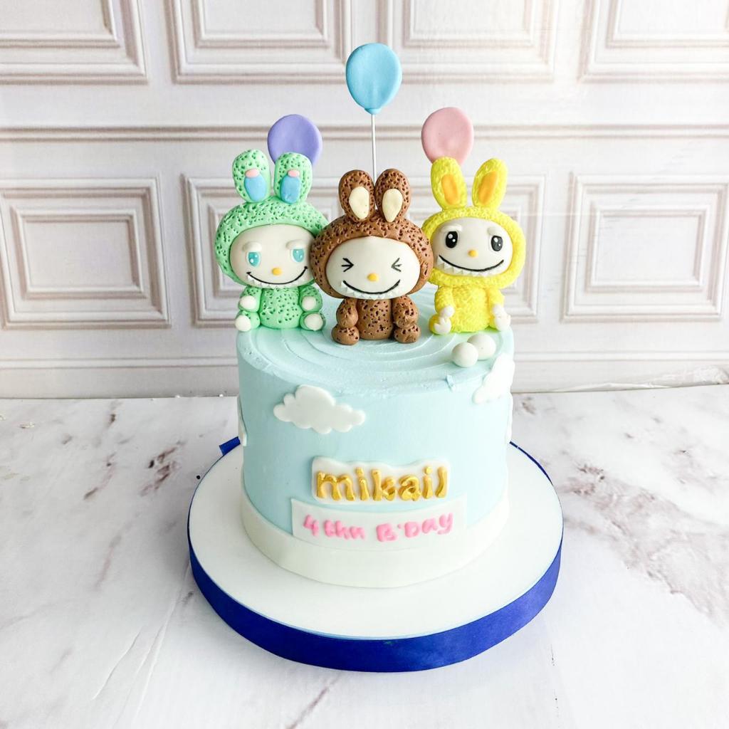 Jual Kue Ulang Tahun/Birthday Cake/Kue Ultah Tema Labubu/Kue Birthday/Labubu Cake | Shopee Indonesia