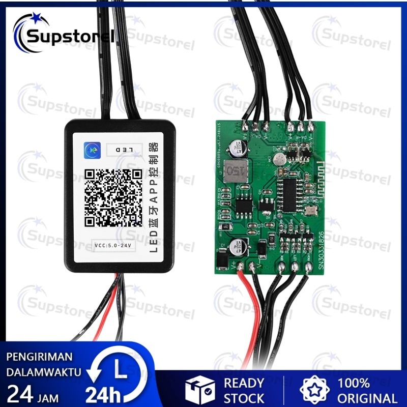 Jual 【Ready Stock】Modul Alis RGB Bluetooth 210 out 12v dan out 5v KONTROLER LAMPU LED Bluetooth ...