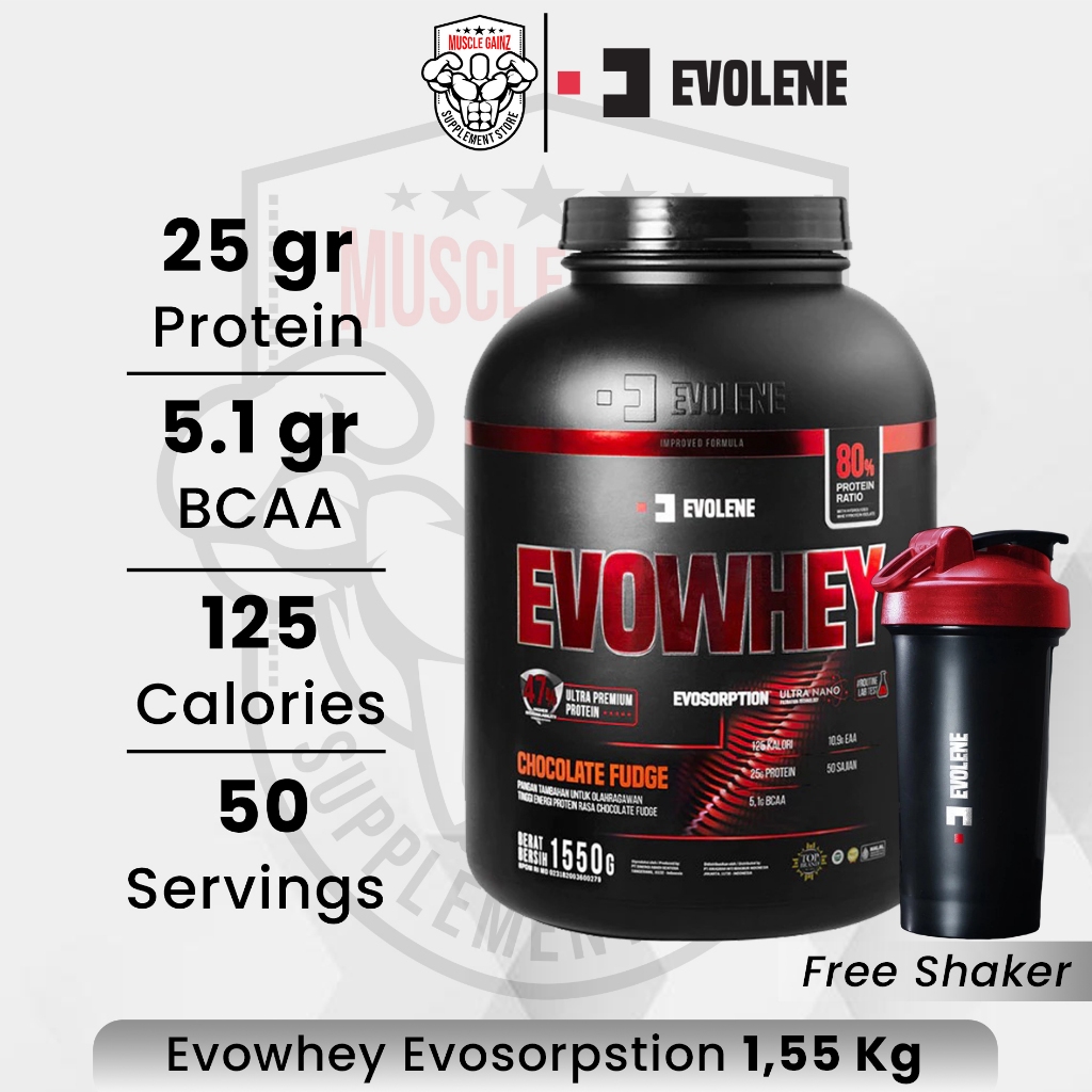 Jual Evolene Evowhey Evosorption Whey Protein 50 Serving | Shopee Indonesia