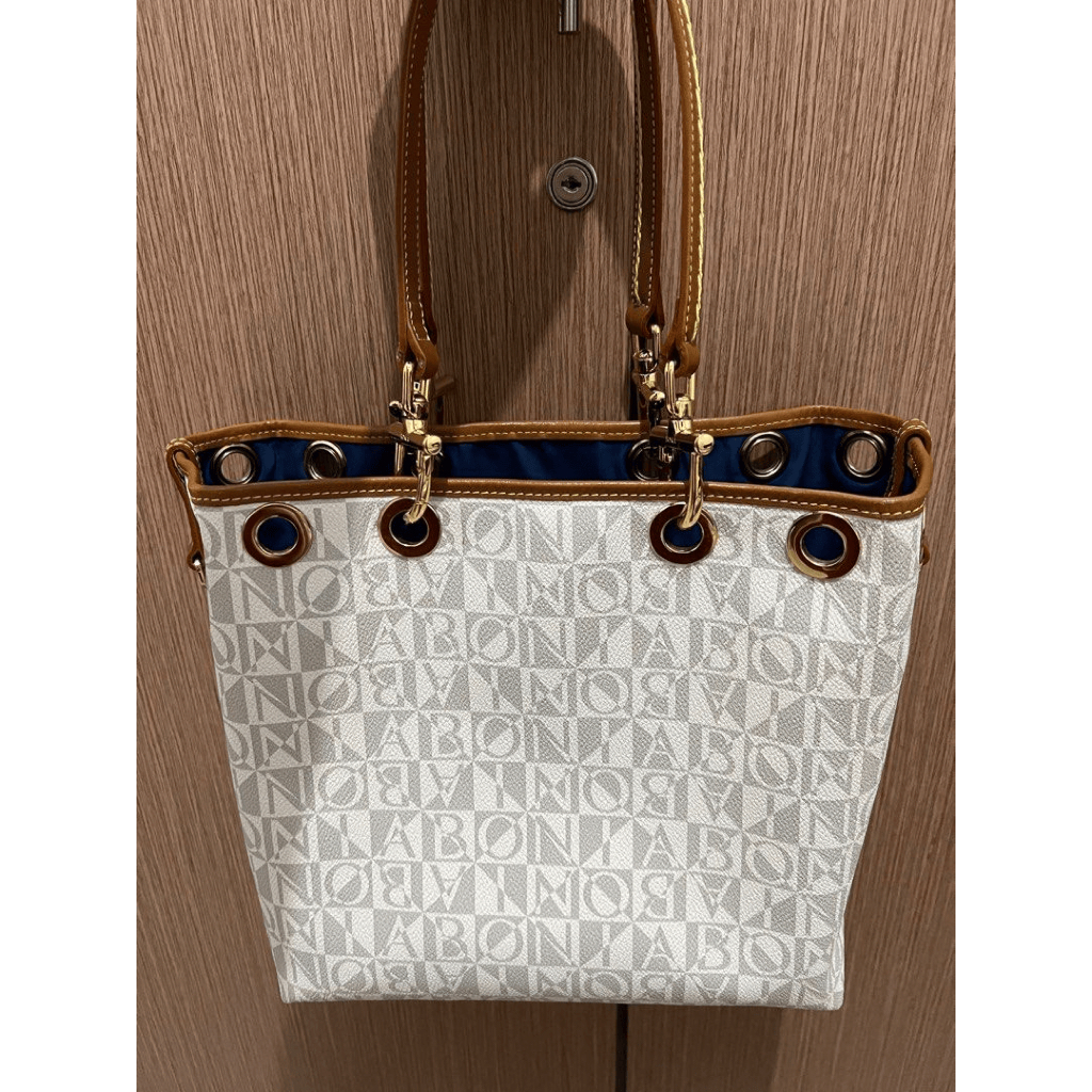Jual Tas Bonia - Monogram Putih | Shopee Indonesia