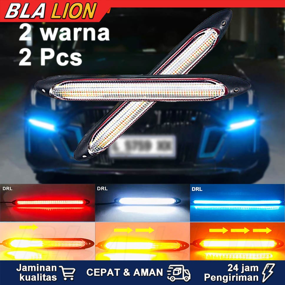 Jual LED DRL Daytime Running Lights 12v - Universal Mobil Sein Lampu ...