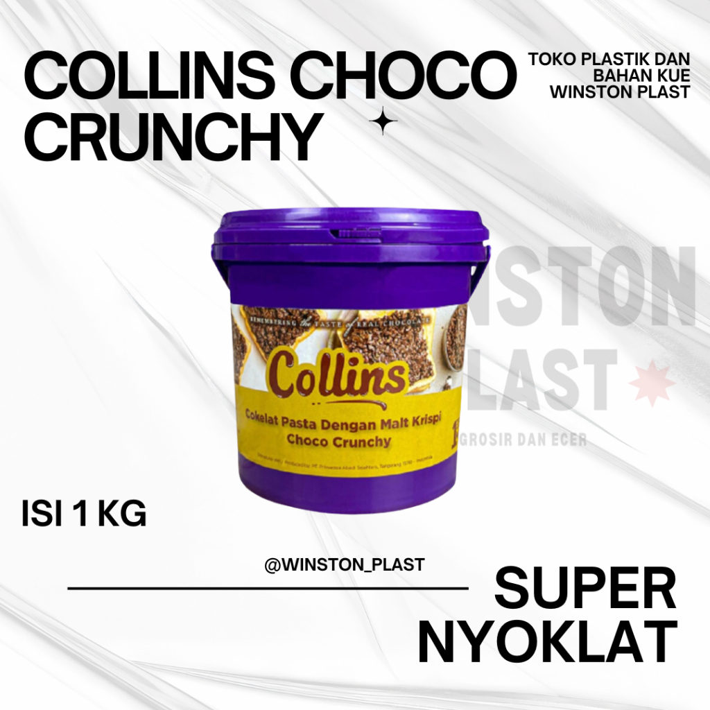Jual Collins choco crunchy 1kg selei COLLINS coklat crunchy 1kg BARU ...