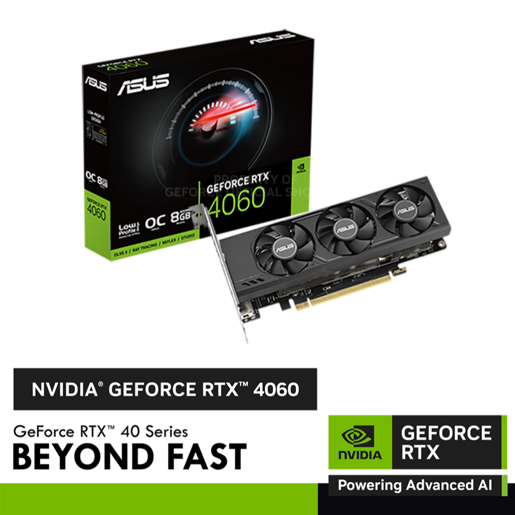Jual ASUS GeForce RTX 4060 LP OC Edition | 8GB GDDR6 | Shopee Indonesia