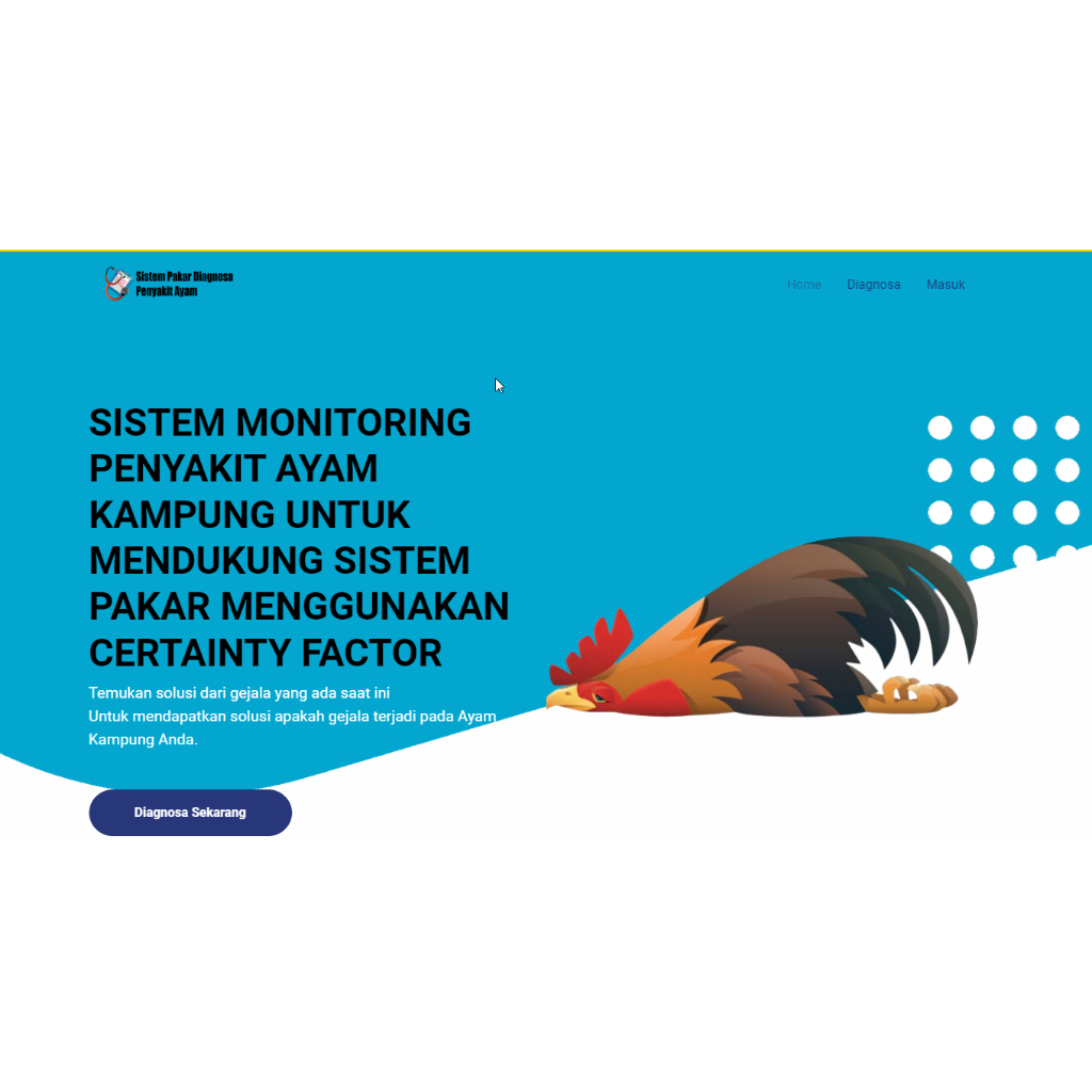 Jual Source code aplikasi Certainty Factor (CF) dengan Codeigniter PHP MYSQL | Shopee Indonesia