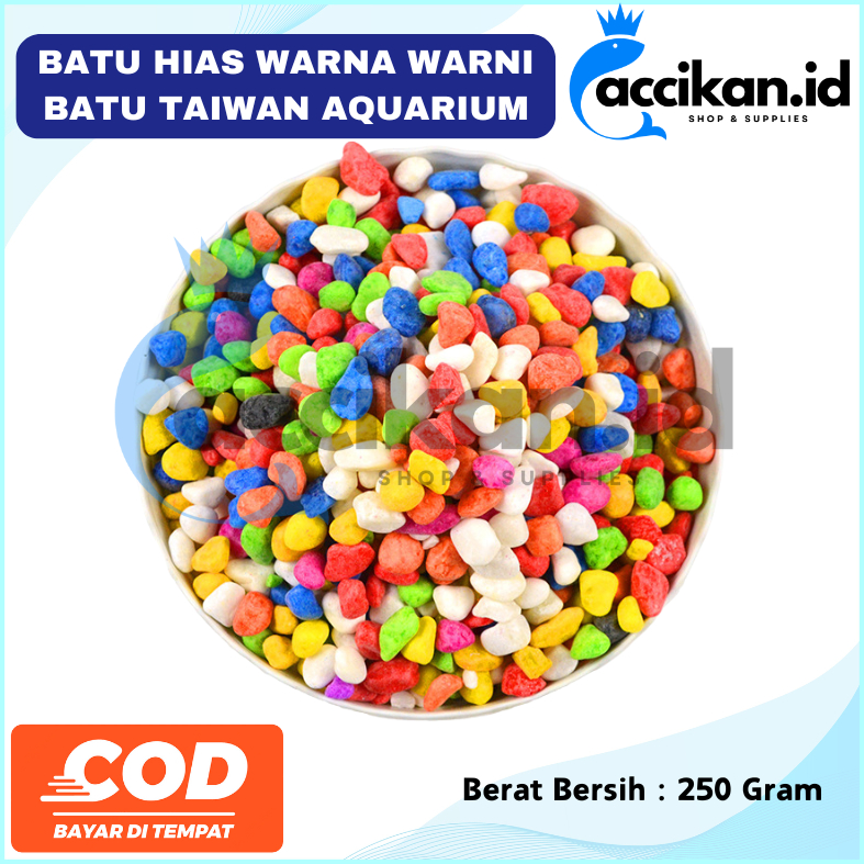 Jual Batu Hias Warna Warni Batu Taiwan Hiasan Aquarium Aquascape 250 ...