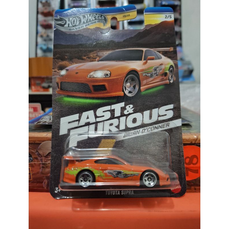 Jual Hot Wheels Toyota Supra Oren Brian Oconnor Fast and Furious Silver ...