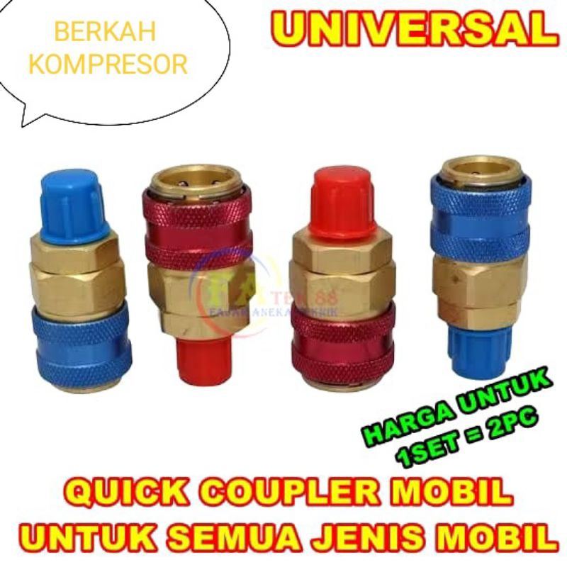 Jual QUICK COUPLER # ADAPTER PENGISIAN FREON AC MOBIL #ALAT PENGISIAN ...