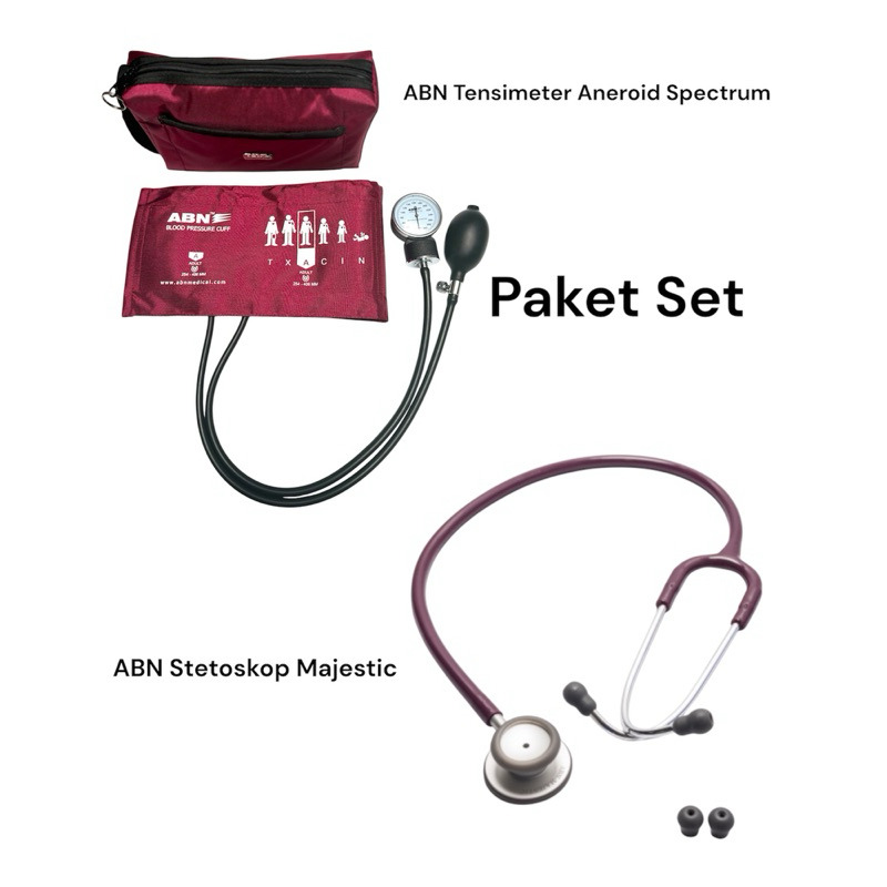 Jual Tensimeter ABN Spectrum dan Stethoscope Majestic | Shopee Indonesia