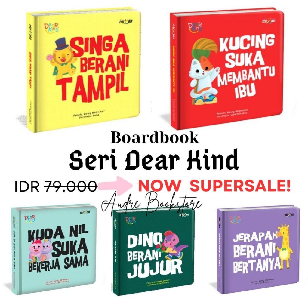 Jual [ORIGINAL] BOARDBOOK Seri Dear Kind Jerapah Berani Bertanya ...