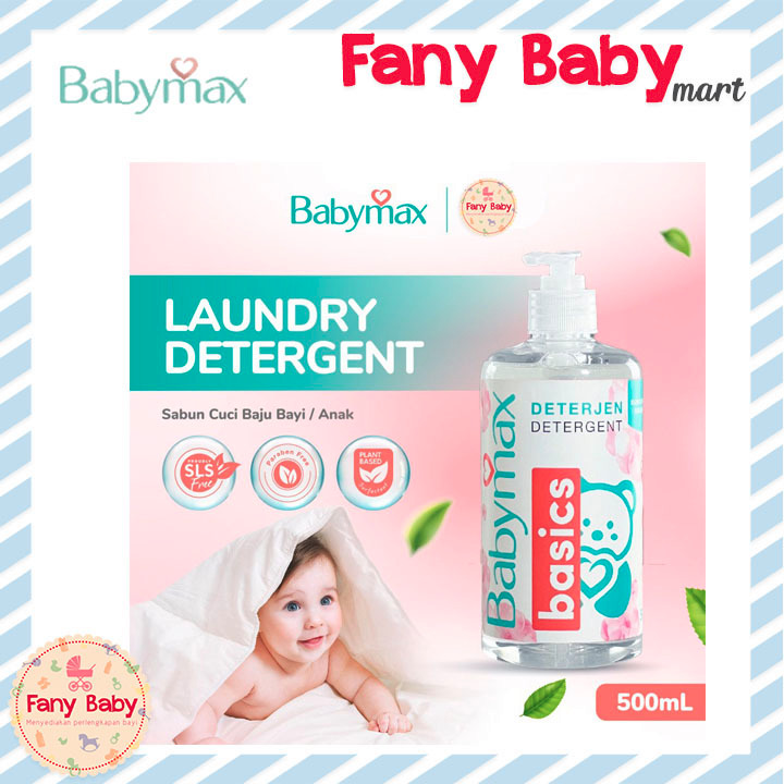 Jual BABYMAX DETERGENT BASICS BOTTLE PUMP 500ML | DETERGENT BAYI ...