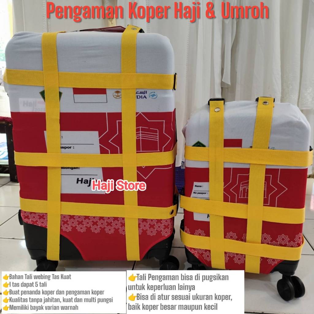 Jual pengaman koper haji dan umroh memiliki bayak varain warnah ...
