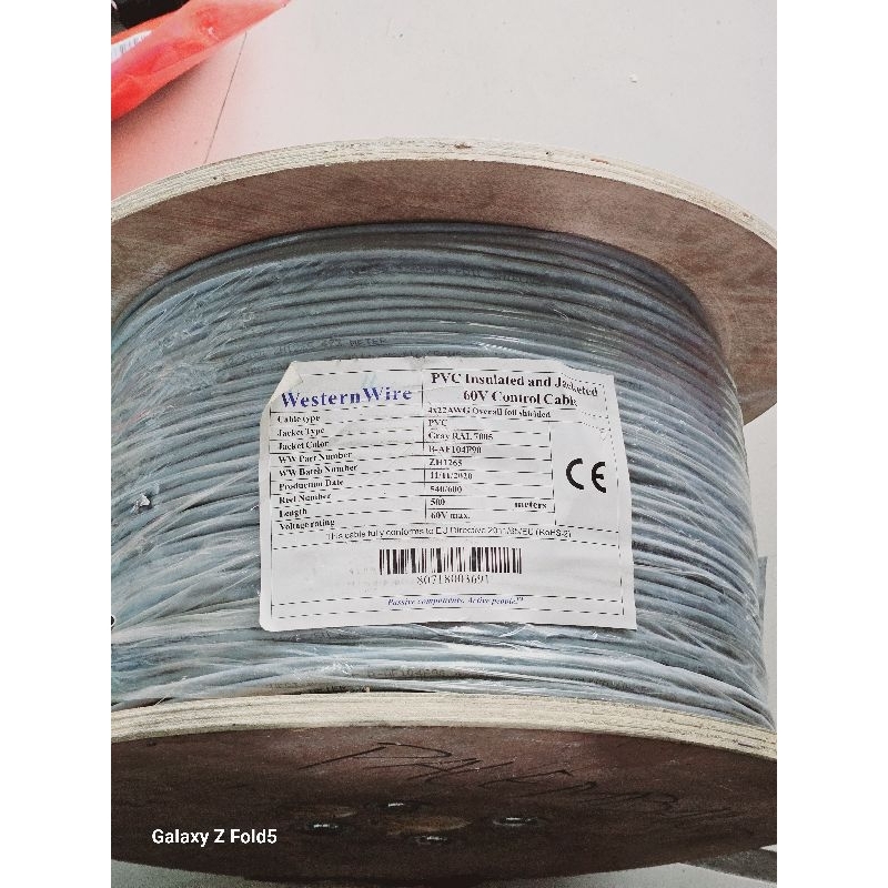 Jual Kabel Western wire 4x22awg Overall foil sheilded /Kabel Twisted ...